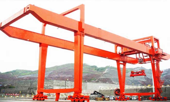 10 Ton-50 Ton Double Girder U frame Goliath Crane & Gantry Crane ...